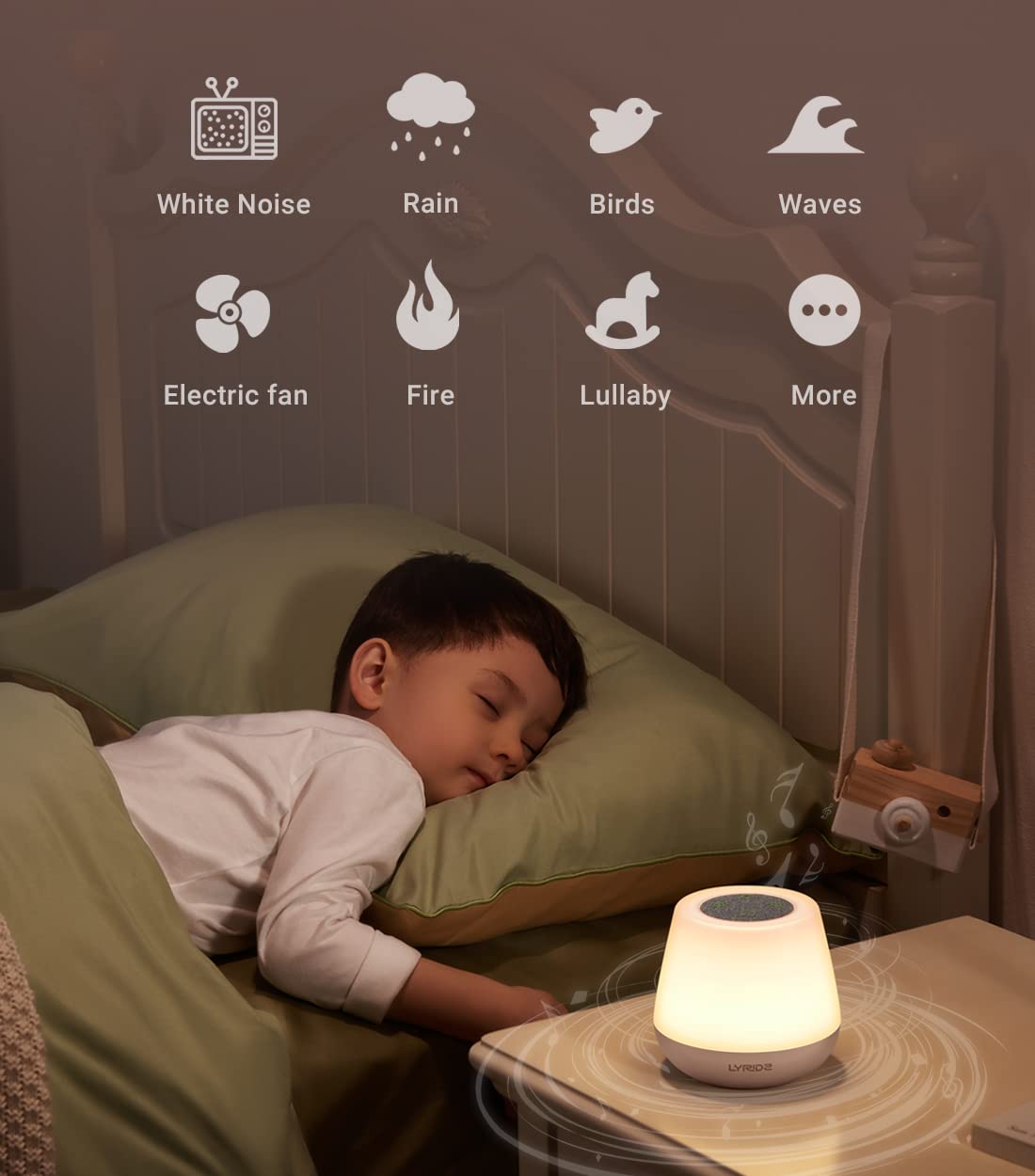 Lyridz Nursery Night Light for Babies, LED Rechargeable Bedside Touch Sensor Lamp for Kids Breastfeeding, 2 Colors Dimmable Egg Night Light, Timer, 2500mAh Lithium Battery