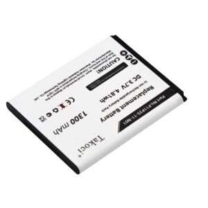 TAKOCI Replacement Battery for Texas Instruments TI-84 Plus CE, TI-84 CE, fits Part No 3.7L12005SPA, P11P35-11-N01, 3.7V 1300mAh