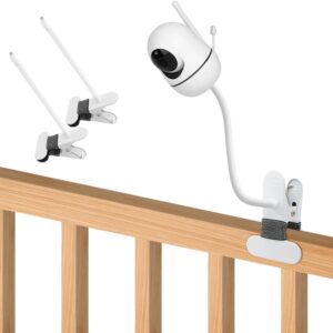 aoztsun 2 pack baby monitor mount compatible with hellobaby hb6550 hb65/hb66/hb248,nanit pro smart baby monitor & flex stand, flexible clip clamp mount long gooseneck arm