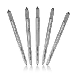 6-32 unc machine tap thread pitch 2b class 3 flutes high speed steel (5pcs)