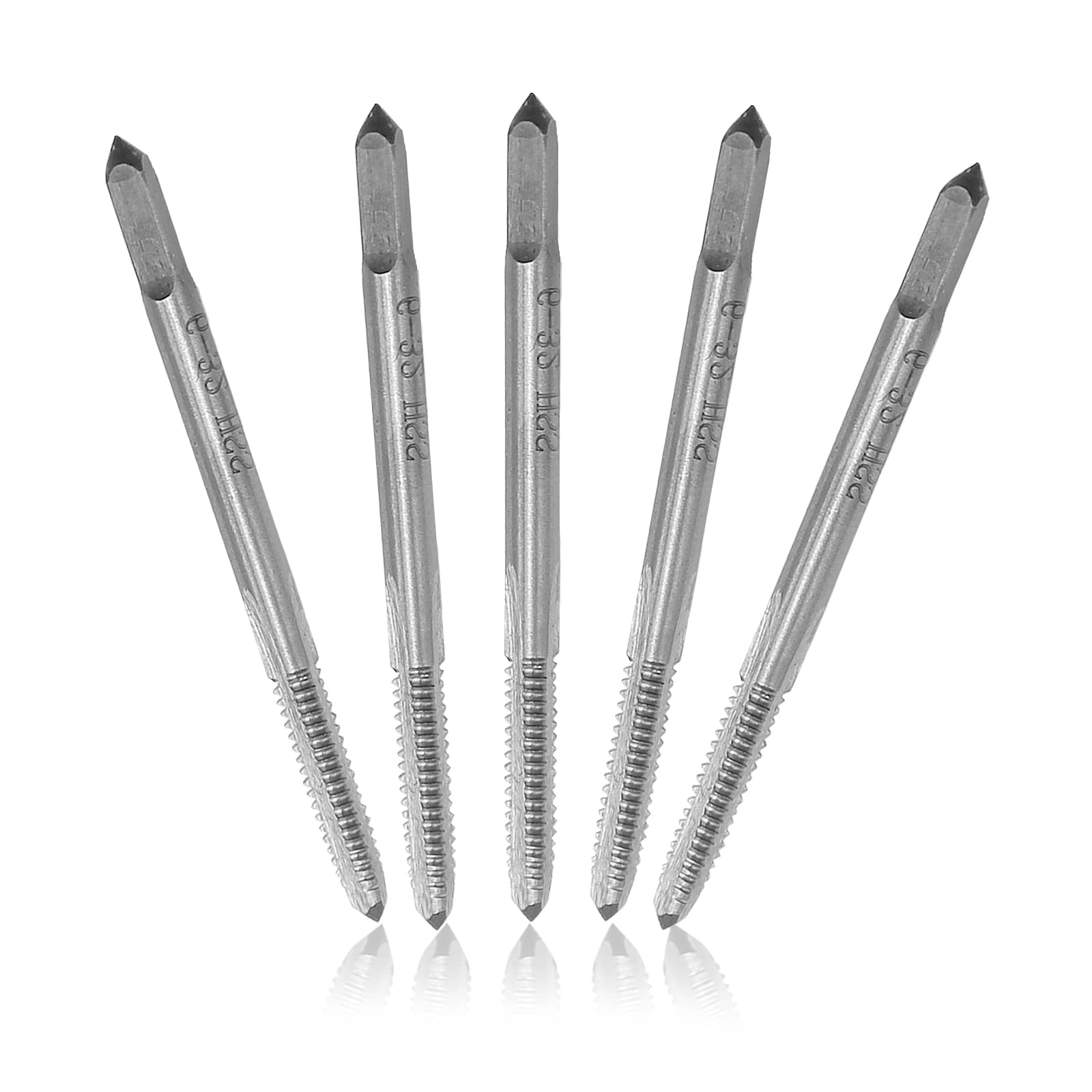 6-32 UNC Machine Tap Thread Pitch 2B Class 3 Flutes High Speed Steel (5pcs)