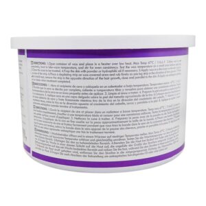 Waxness Spa Choice Rosin Free Gel Soft Wax Lavender 14 oz / 397 ml