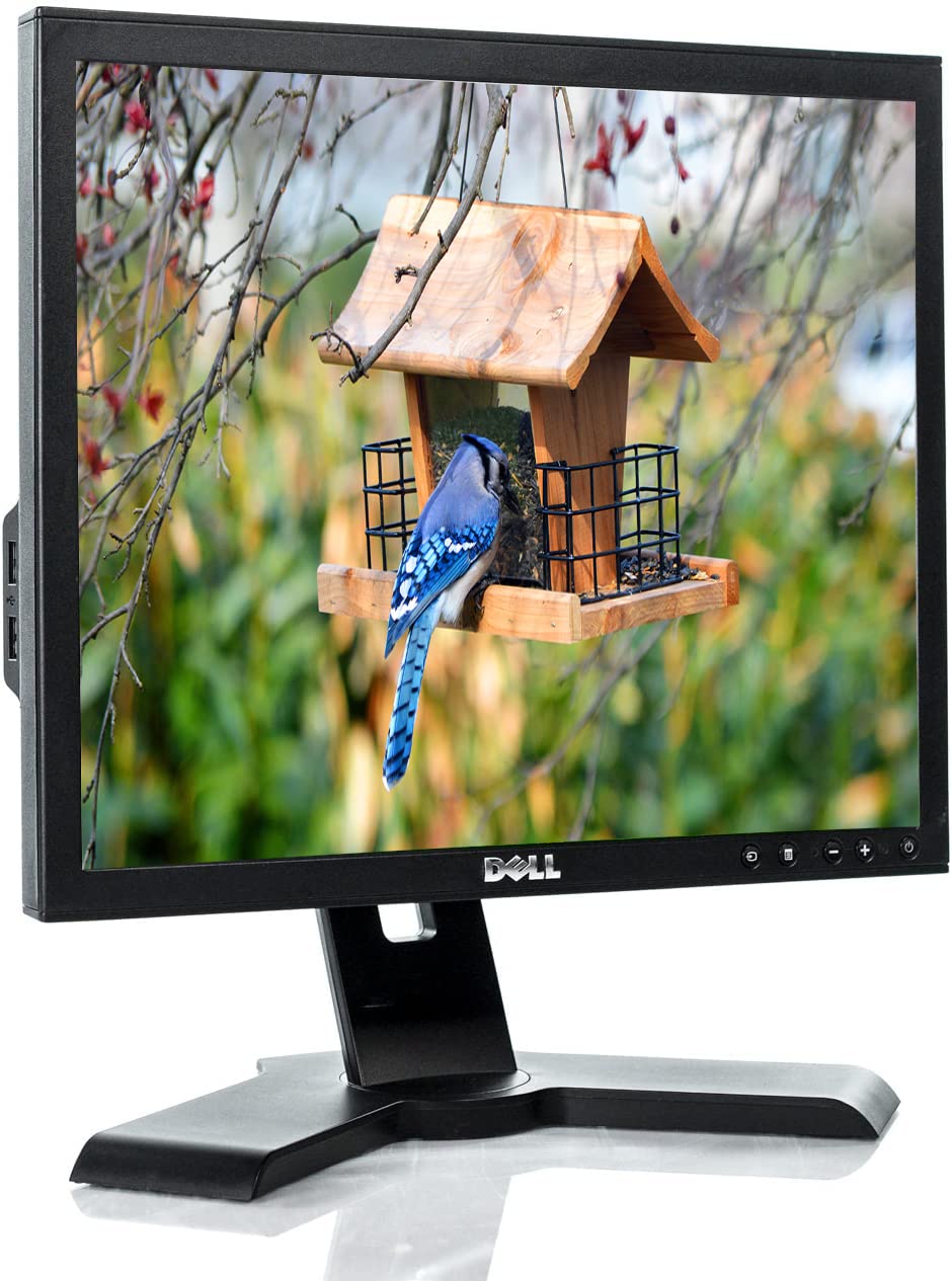 Dell 17 inch HD Computer Desktop Tower LCD Monitor, LED Backlit Display, VGA Port, 5ms Response time, 1280 x 1024 Resolution (Renewed)