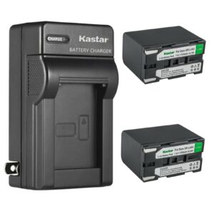 kastar 2-pack sb-l480 battery and ac wall charger replacement for mamiya leaf aptus-ii 7, mamiya leaf aptus-ii 8, mamiya leaf aptus-ii 10, mamiya leaf aptus-ii 10r medium format camera