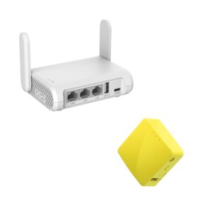 gl.inet gl-sft1200 (opal) secure travel wifi router & gl.inet gl-mt300n-v2(mango) portable mini travel wireless pocket vpn router