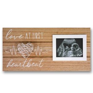 new mom mothers day gifts,pregnancy announcement gift ideas baby nursery decor,gender reveal baby shower for expecting mommy,sonogram ultrasound picture frame,love at first heartbeat,4"x3" photo