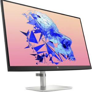 HP U32 4K HDR Desktop Monitor 31.5 Inch IPS 60Hz, 400 Nits, VESA Mountable, Adjustable Stand, Low Blue Light, Anti-glare, Tilt, Swivel Adjustment, Pivot Rotation for Computer Laptop Display (Renewed)