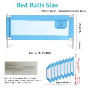 GearKing Bed Rails for Toddlers,3 Pack(2 * 78''L+1 * 59''L) Safety Bed Guard Rails for Kids, Baby Protector Rail with Breathable Fabric for Queen Mattress