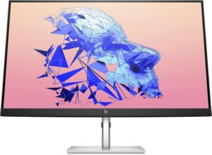 hp u32 4k hdr desktop monitor 31.5 inch ips 60hz, 400 nits, vesa mountable, adjustable stand, low blue light, anti-glare, tilt, swivel adjustment, pivot rotation for computer laptop display (renewed)