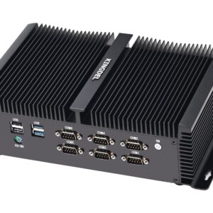 KINGDEL NC9000 Mini Gaming PC Core i7-10750H 8 Cores 16MB Cache Max 5.00GHz CPU, 32GB DDR4 RAM 1TB SSD 3xHD 6xCOM 8xUSB Support WOL PXE Restore AC Power Loss