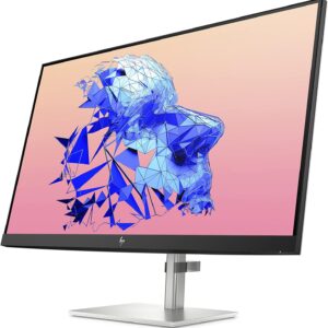 HP U32 4K HDR Desktop Monitor 31.5 Inch IPS 60Hz, 400 Nits, VESA Mountable, Adjustable Stand, Low Blue Light, Anti-glare, Tilt, Swivel Adjustment, Pivot Rotation for Computer Laptop Display (Renewed)