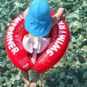 Camptrace Baby Swim Hat UPF 50+ UV Protection Sun Hat Baby Beach Hat for Baby Boys Girls Light Pink