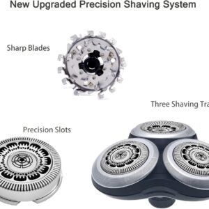 Sh90 Replacement Heads compatible with Philips Norelco Series 9000 Replacement Blades for Electric Shaver Series 9000(S9xxx) Series 8000(S8xxx) Shaving Heads,Upgrade SH90 Replacement Heads,SH90/72