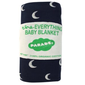 parade everything organic baby blanket hippos