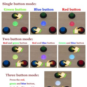 LED Light Montessori Busy Board Button Switch Baby Musical Toys Gift for Kids Baby Electronic Learning Sensory Board Educational Activity Board Wooden Fidget Board Toy