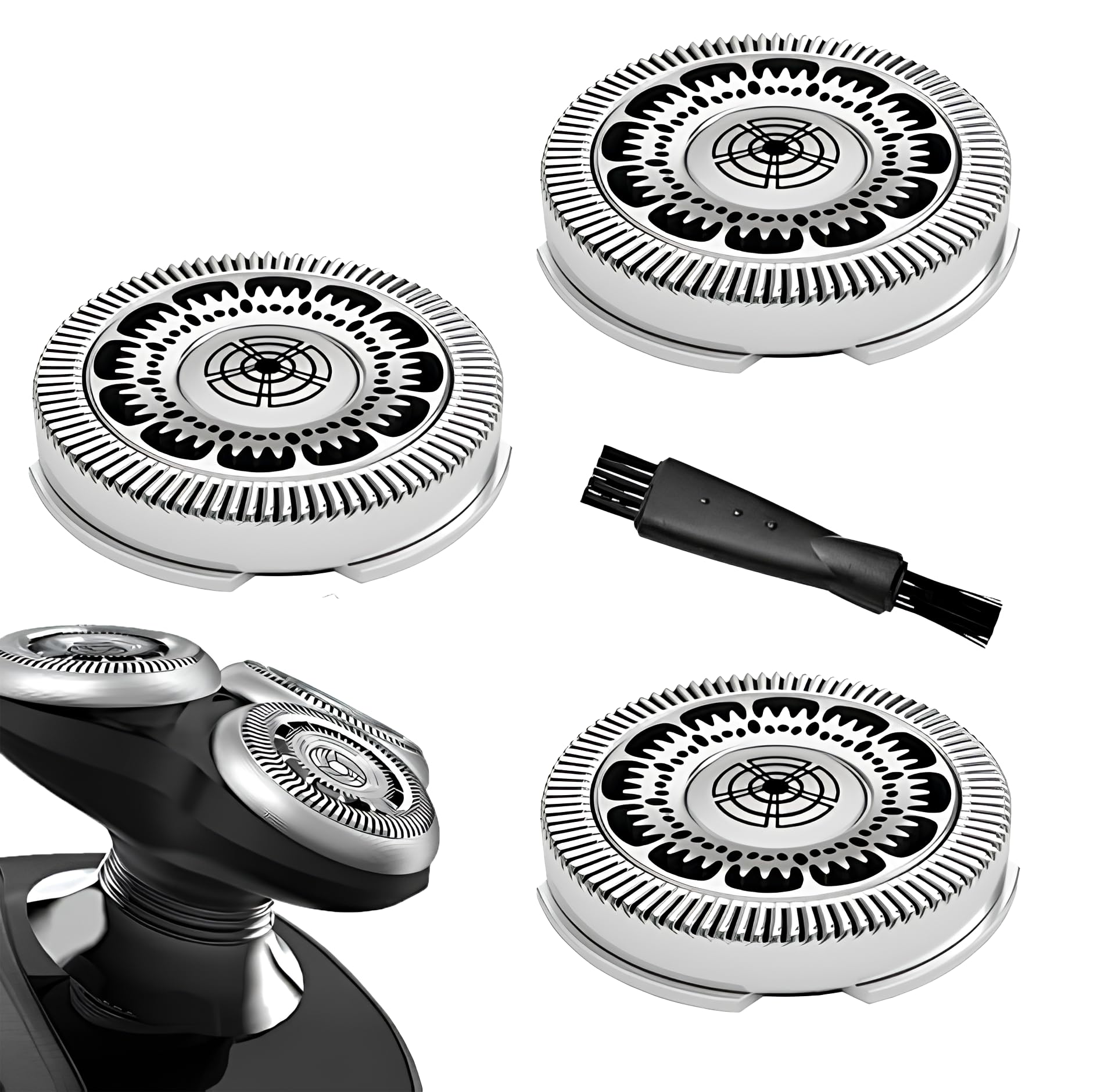 Sh90 Replacement Heads compatible with Philips Norelco Series 9000 Replacement Blades for Electric Shaver Series 9000(S9xxx) Series 8000(S8xxx) Shaving Heads,Upgrade SH90 Replacement Heads,SH90/72