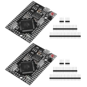 alinan 2pcs mega 2560 pro embed ch340g/atmega2560-16au chip with male pinheader compatible with mega2560