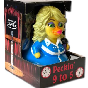 CelebriDucks - Peckin' 9 to 5 - Floating Rubber Ducks - Collectible Bath Toy Gift for Kids & Adults of All Ages