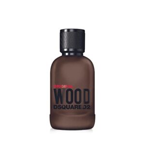 dsquared2 original wood for men eau de parfum spray, 3.4 ounce