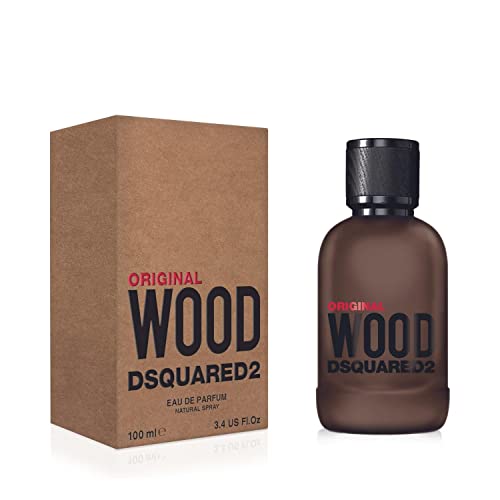 DSQUARED2 Original Wood for Men Eau de Parfum Spray, 3.4 Ounce