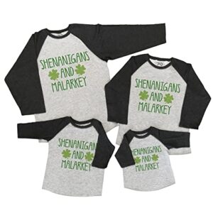 7 ate 9 Apparel St. Patrick's Day Shirts - Funny Shenanigans Grey Shirt 4T