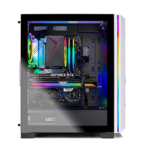 Skytech Gaming Skytech Chronos Gaming PC Desktop – Intel Core i7 12700K 3.6 GHz, NVIDIA RTX 3080, 1TB NVME SSD, 32GB DDR5 RAM RGB, 850W Gold PSU, 360mm AIO, 11AC Wi-Fi, Windows 11 Home 64-bit