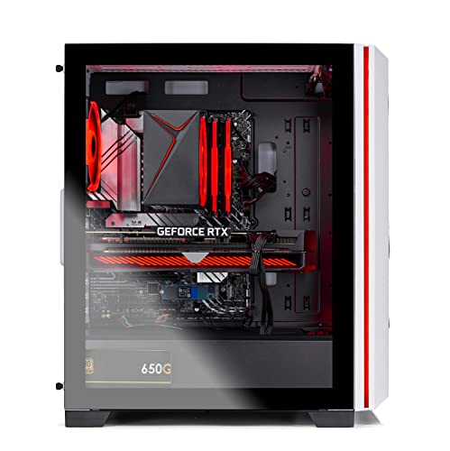 Skytech Gaming Skytech Chronos Gaming PC Desktop – Intel Core i7 12700K 3.6 GHz, NVIDIA RTX 3080, 1TB NVME SSD, 32GB DDR5 RAM RGB, 850W Gold PSU, 360mm AIO, 11AC Wi-Fi, Windows 11 Home 64-bit