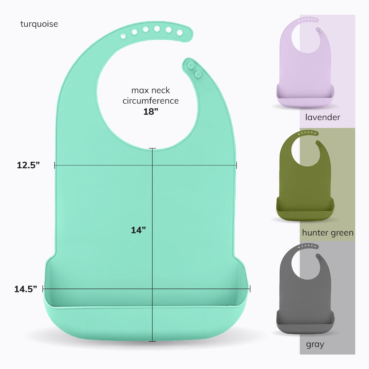 BraceAbility Silicone Adult Bib for Eating - Washable Clothing Protector, Crumb Catcher for Elderly Men, Women, Home Care