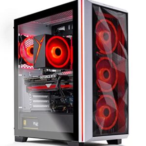 Skytech Gaming Skytech Chronos Gaming PC Desktop – Intel Core i7 12700K 3.6 GHz, NVIDIA RTX 3080, 1TB NVME SSD, 32GB DDR5 RAM RGB, 850W Gold PSU, 360mm AIO, 11AC Wi-Fi, Windows 11 Home 64-bit