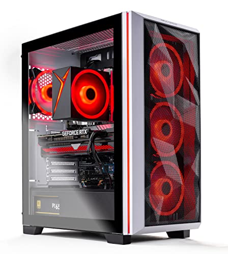 Skytech Gaming Skytech Chronos Gaming PC Desktop – Intel Core i7 12700K 3.6 GHz, NVIDIA RTX 3080, 1TB NVME SSD, 32GB DDR5 RAM RGB, 850W Gold PSU, 360mm AIO, 11AC Wi-Fi, Windows 11 Home 64-bit