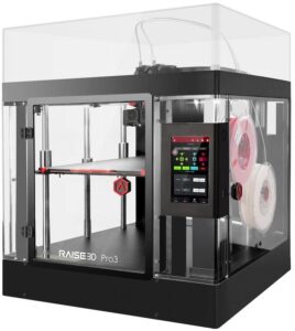 raise3d pro3 dual extruder 3d printer