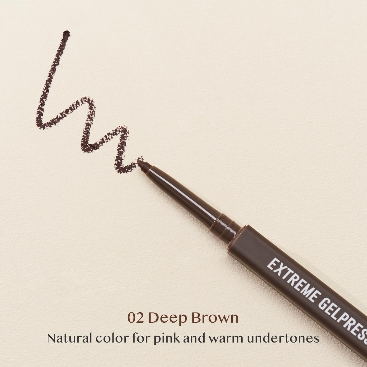 CLIO Extreme Gelpresso Pencil Liner 02 Deep Brown