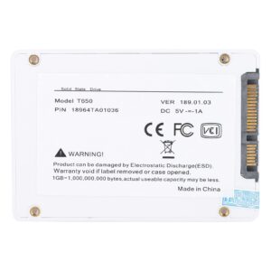 Entatial Solid State Drive, Good Performance Video Storage Solid State Disk Portable Firm Sturdy for Laptop Desktop Computer(#6)