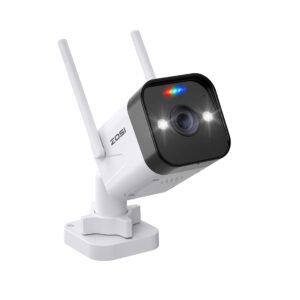 zosi zg1883m add-on 3mp spotlight wireless security camera,outdoor indoor wifi ip network camera,2 way audio,night vision,only compatible with zosi nvr network video recorder system(model:zr08pu)