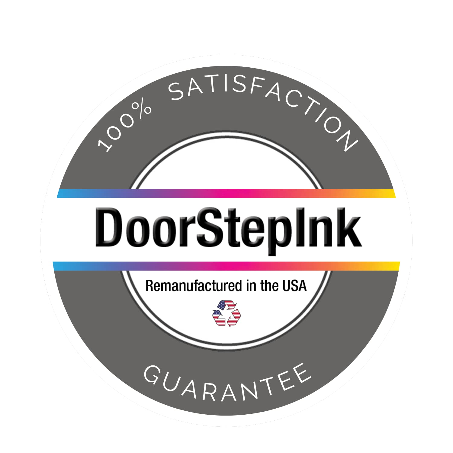 DoorStepInk Remanufactured in The USA Ink Cartridges for 920XL CD975 1 Black, 920XL CD972 1 Cyan, 920XL CD973 1 Magenta and 920XL CD974 1 Yellow (4Pack)