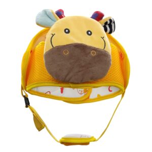 entyle baby safety helmet, infant toddler adjustable protective hat, head protector for crawling walking, soft headguard infant head cushion for learning to climb and walk (yellow deer)