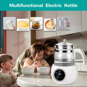 Baby Formula Water Kettle Electric Kettle Temperature Control Water Boiler Smart Kettle Instant Warmer Water Kettle Electric Bottle Warmer Formula Kettle for Tea Coffee 1.2L