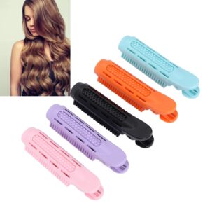 FILFEEL Volumizing Hair Curling Tools - 10pcs Root Clips, Spiral Clamps for Natural DIY Curly Hairstyling