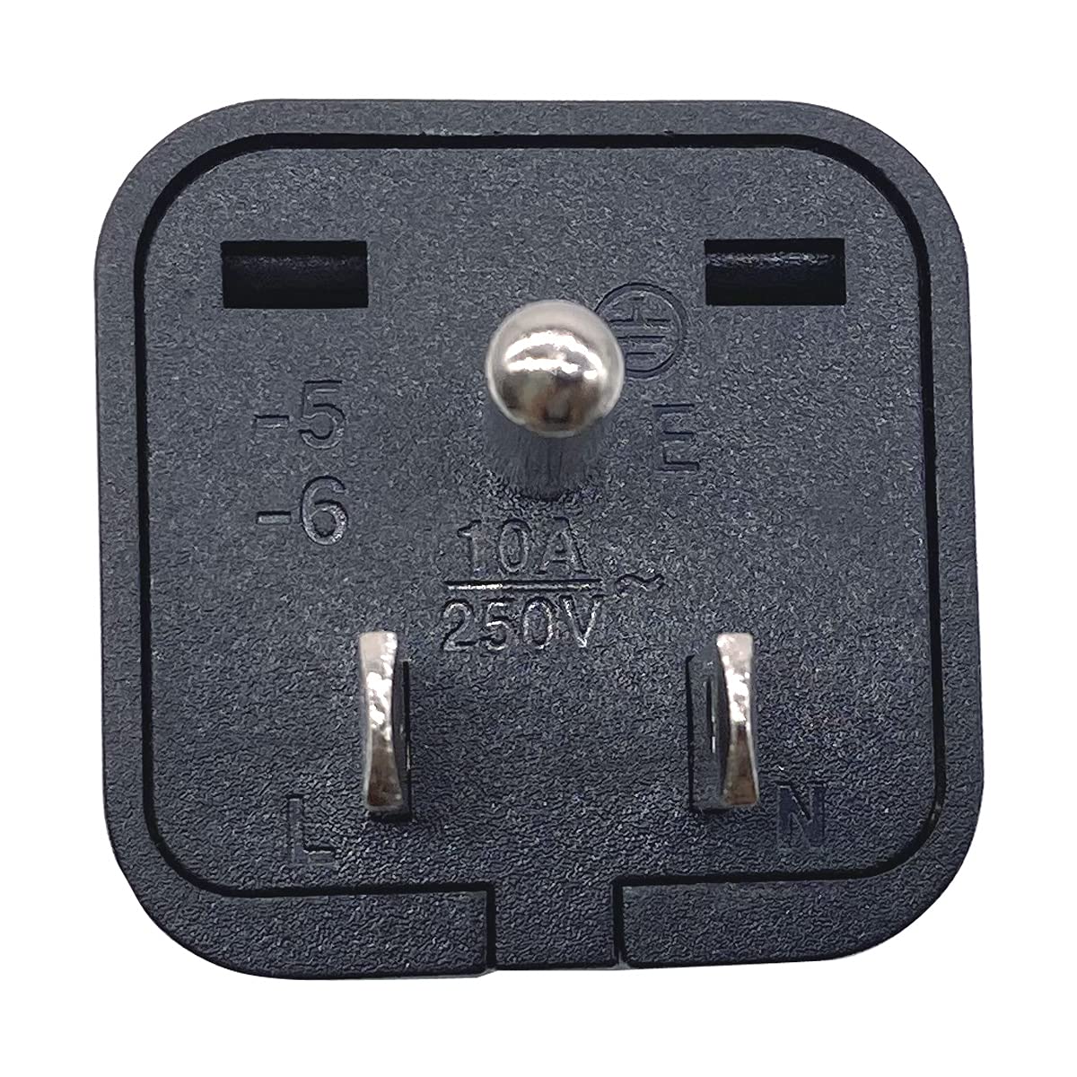 Australian/New Zealand to US/Canada Plug Adaptor, 3-pin AUS/China/New Zealand Plug Convert to 3-pin United State/Canada Socket with Safety Shutter (3 Pieces)