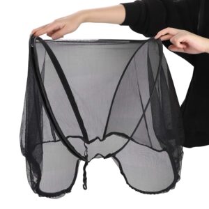 Mosquito Netting for Baby Stroller Full Cover Breathable and Stretchable Net Portable & Durable Zipper Mesh Mosquito Net Easy to Install for Infant Car Seat Bassinets Carrycot Cradles Black