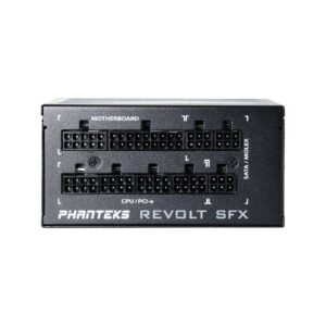 Phanteks (PH-P750PSF) Revolt SFX 750W 80PLUS Platinum, SFX Power Supply, Fully Modular, Platinum-Rated Efficiency, Silent Fan, Black.