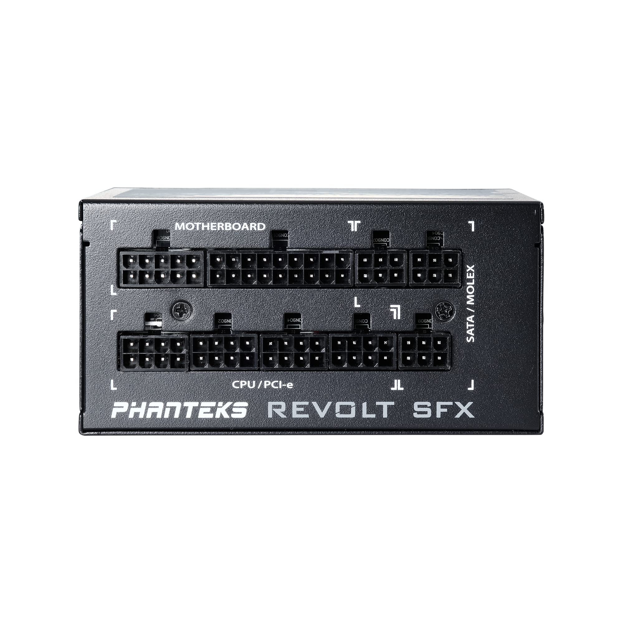 Phanteks (PH-P750PSF) Revolt SFX 750W 80PLUS Platinum, SFX Power Supply, Fully Modular, Platinum-Rated Efficiency, Silent Fan, Black.