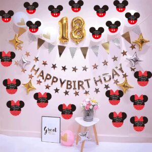 Mouse Stickers Vinyl Chalkboard Stickers 2.38 x 2In Thank You Stickers Mouse Head Stickers-200 Pcs PVC Stickers for Envelope Seals Birthday Party Baby Shower Decor