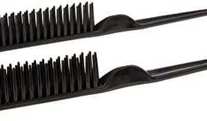 CocoBlack Naturals 3 Row Styling Comb For Detangling, Defining And Separating Curls (Black)