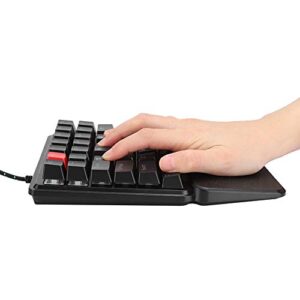 One-Handed Gaming Keyboard, 36 Keys Mechanical Numpad ​with LED Backlit, Gaming Keypad for PC Gamer, Wired USB Numeric Keypad, Portable Mini Number Pad