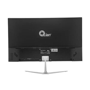 Qian 24” Frameless LED Anti-Glare PC Monitor, 1920x1080 FHD, 75Hz Refresh Rate, 6ms Response Time, 3000:1 Contrast Ratio, 16.7M Colors, 250cd/m2, 16:9, 178°, HDMI/VGA, 75x75mm VESA, Tilt, QM2382F