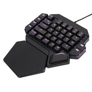 One-Handed Gaming Keyboard, 35 Keys Mechanical Numpad ​with 6 Programmable Keys, RGB Backlit, Game Controller for PC Gamer, Wired USB Numeric Keypad