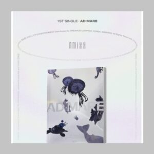 nmixx ad mare 1st single album light version cd+64p photobook+1p photocard+tracking kpop sealed