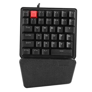 One-Handed Gaming Keyboard, 36 Keys Mechanical Numpad ​with LED Backlit, Gaming Keypad for PC Gamer, Wired USB Numeric Keypad, Portable Mini Number Pad