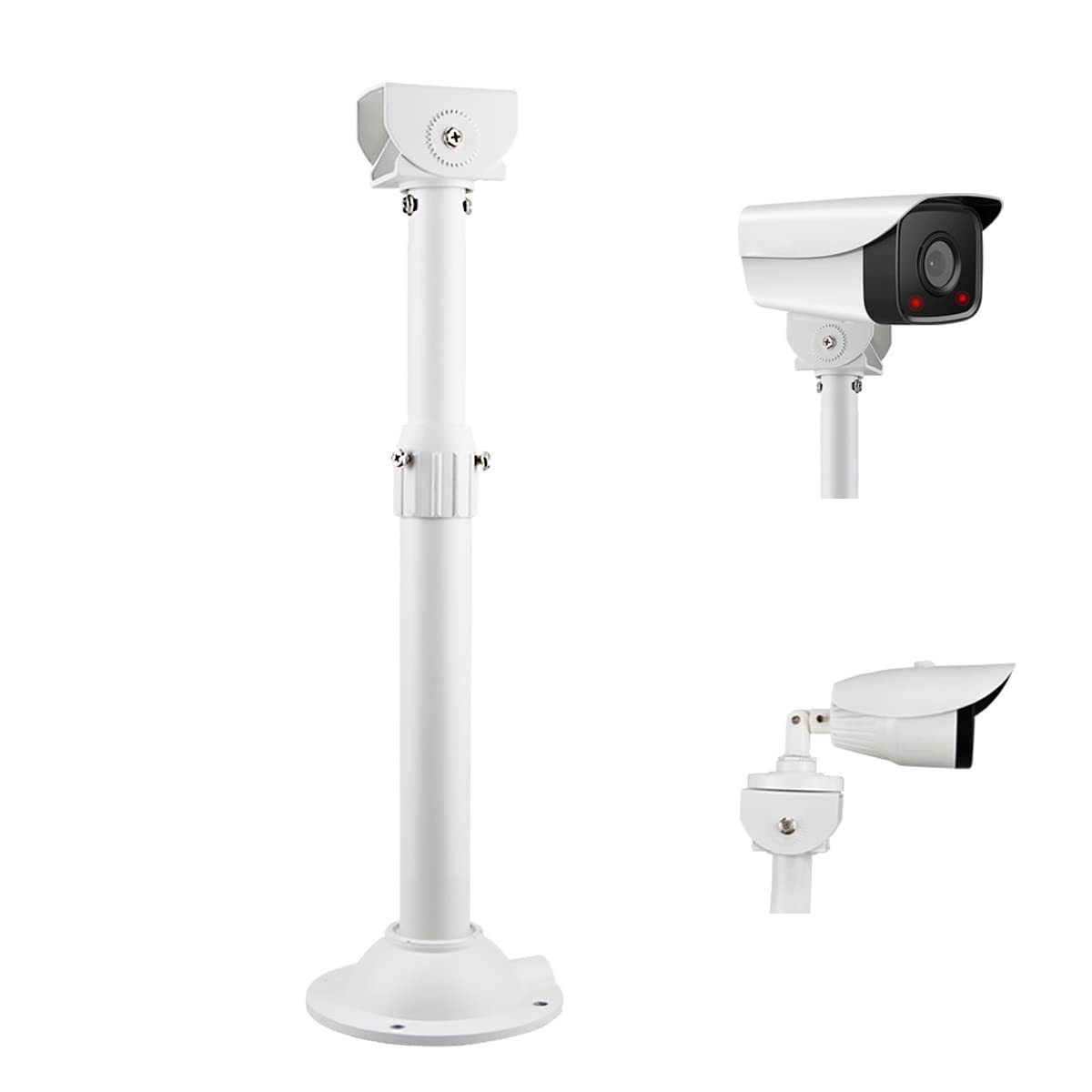 compcctv CCTV Security Camera Mount Bracket, Telescopic Adjustable Universal Camera Wall Mounting Bracket for CCTV Security Camera, I Type